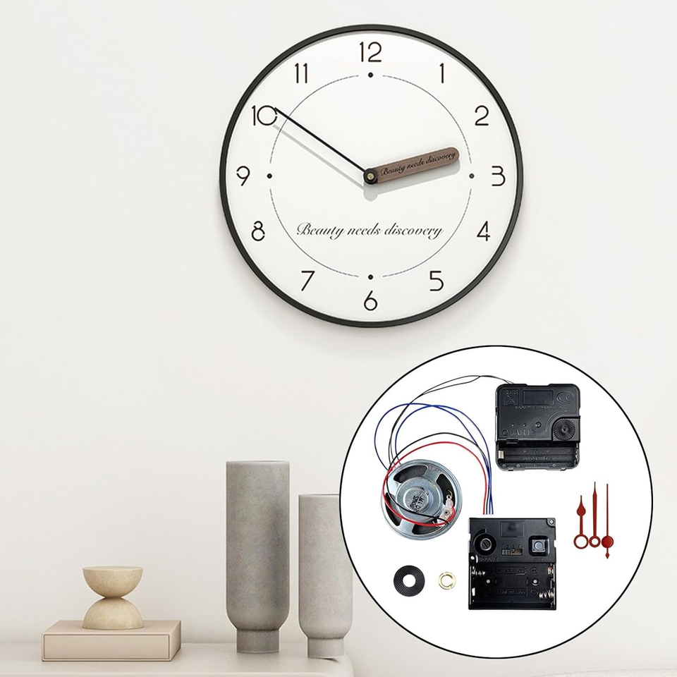 DIY Wall Clock Movement Mechanism with Hour Minute Second Hands, Wall ...