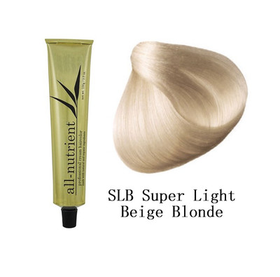 All-Nutrient Permanent Cream Hair Color - SLB Super Light Beige Blonde ...