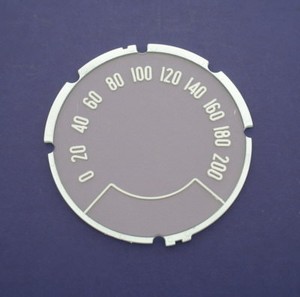 57 Chevy Kilometer Speedometer Lens 1957 Chevrolet | eBay