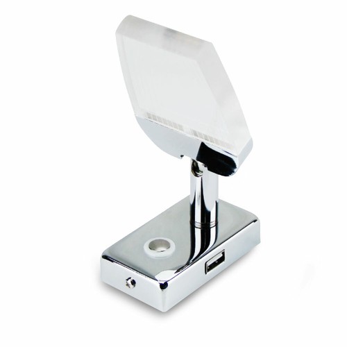 Boat Caravan Touch Switch Dimmer 3W Chrome LED Reading Light inbuilt ...