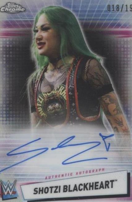 2021 Topps Chrome WWE - Autographs Shotzi Blackheart #A-BH /199 (AU ...
