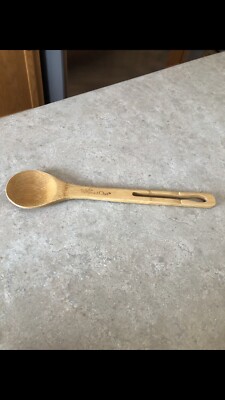 Pampered Chef Bamboo Serving Spoon EUC! | eBay