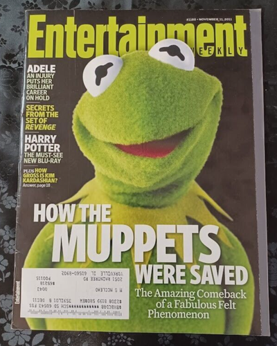 Muppets Kermit the Frog - Entertainment Weekly Magazine - November 11 ...