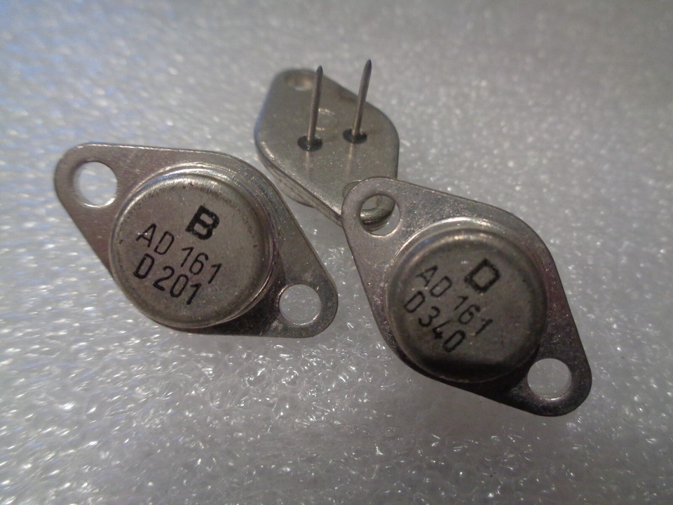 AD161 N Channel Transistor Germanium 32V 1A 6W VINTAGE TO66 UKINSTOCK ...