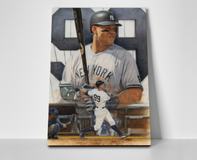 Aaron Judge Painting Poster or Canvas - Aaron Judge Wall Art | eBay
