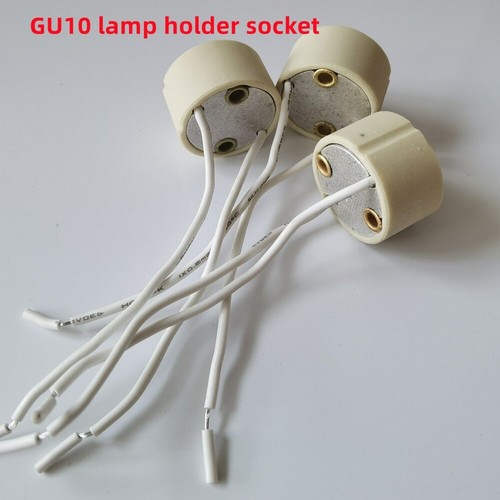 GU10 lamp holder socket base adapter Wire Connector Ceramic Socket for ...