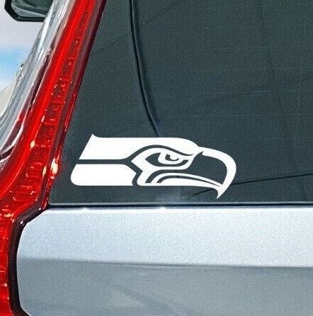 Seattle Seahawks Logo Football Vinyl Decal Sticker NFL Car Window ...