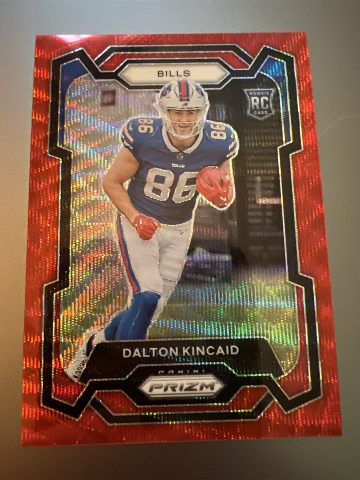 2023 Panini Prizm #308 DALTON KINCAID Ruby Red Wave /149 Rookie RC SP ...