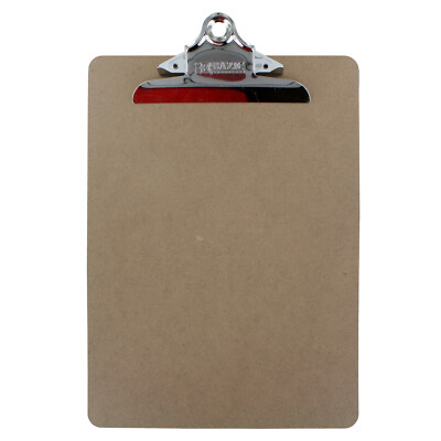 Bazic Standard Hardboard Clipboard with Sturdy Spring Clip, 1-Count | eBay