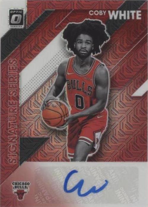 2019-20 Panini Donruss Optic - Signature Series Coby White #SS-CWT ...