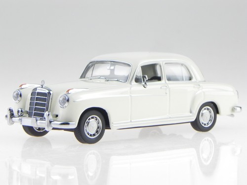 Mercedes W180 II 220S 1956 white diecast model car 940033000 Maxichamps ...