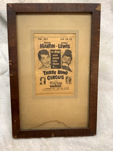 Dean Martin Jerry Lewis Three Ring Circus Joanne Dru, Zara Zsa Gabor AD ...