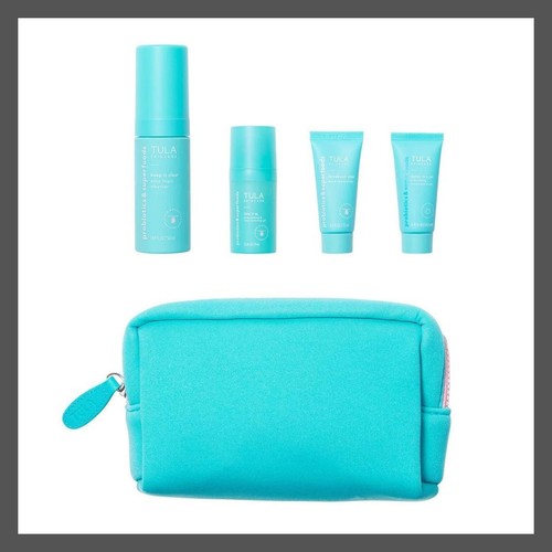 TULA SKINCARE Clear Skin Starters Acne & Blemish-Fighting Discovery Kit ...