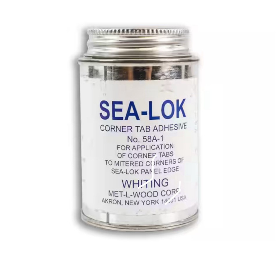 Whiting Adhesive Corner Tab 4 oz. SEA-LOK, Gasket-Cement Can | eBay