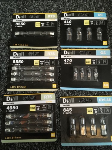 R7S / G4 / GY6 / G9 DIALL 230W/ 40W Linear Halogen Light Bulbs Warm ...