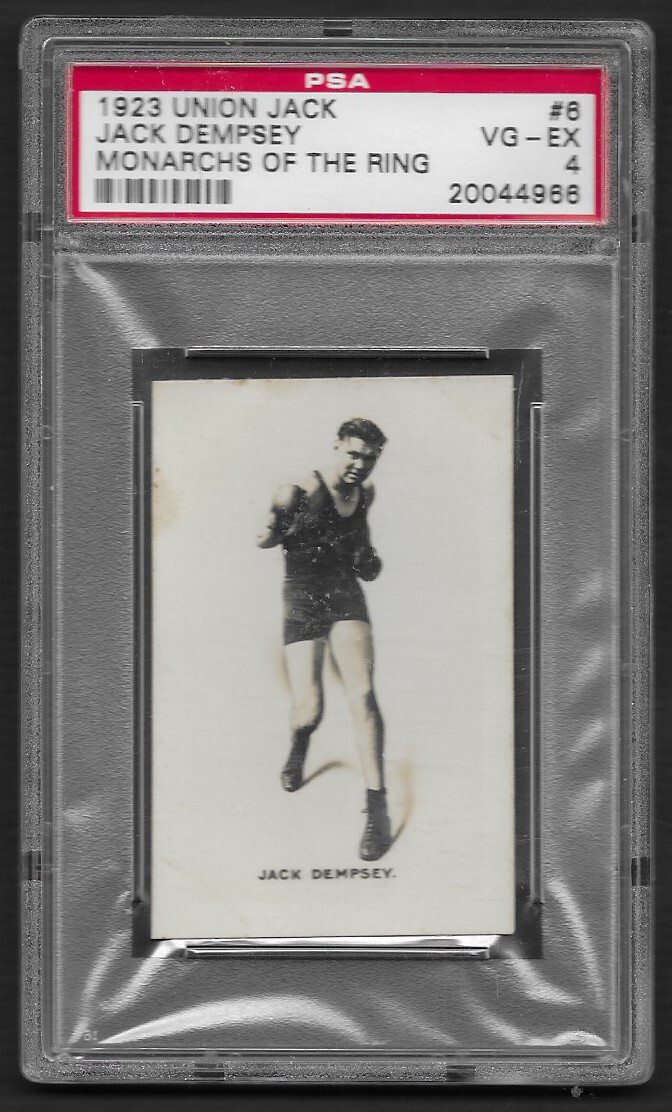 Jack Dempsey 1923 Union Jack Monarchs Of The Ring #6 PSA 4 | eBay
