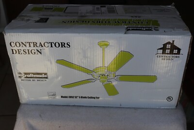 Craftmade Lighting CD52:PB CD52 5 Blade Ceiling Fan New 515b | eBay