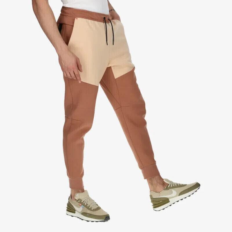 Nike Tech Fleece Pants Joggers Mineral Clay Onyx Beige Brown CU4495-215 ...