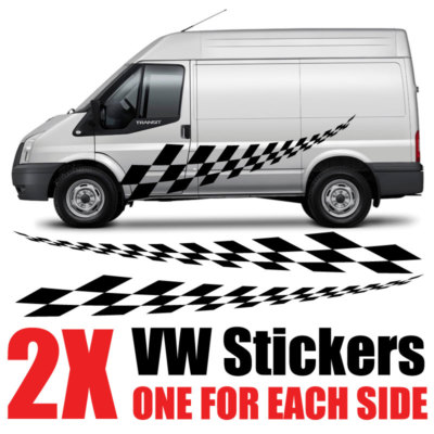 Ford Transit Graphics stripes Camper Van Custom SWB LWB Decals Stickers ...
