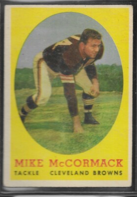 1958 Topps Mike McCormack Browns HOF | eBay