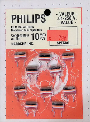 PHILIPS FILM CAPACITORS .01-250V | eBay