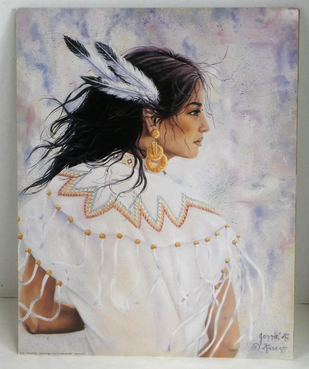 Native American Princess Drawing