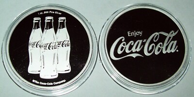 2023 Enjoy Coca Cola 1 troy oz .999 Silver Round New Release in Capsule ...