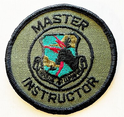 Strategic Air Command Master Instructor US Air Force jacket patch | eBay