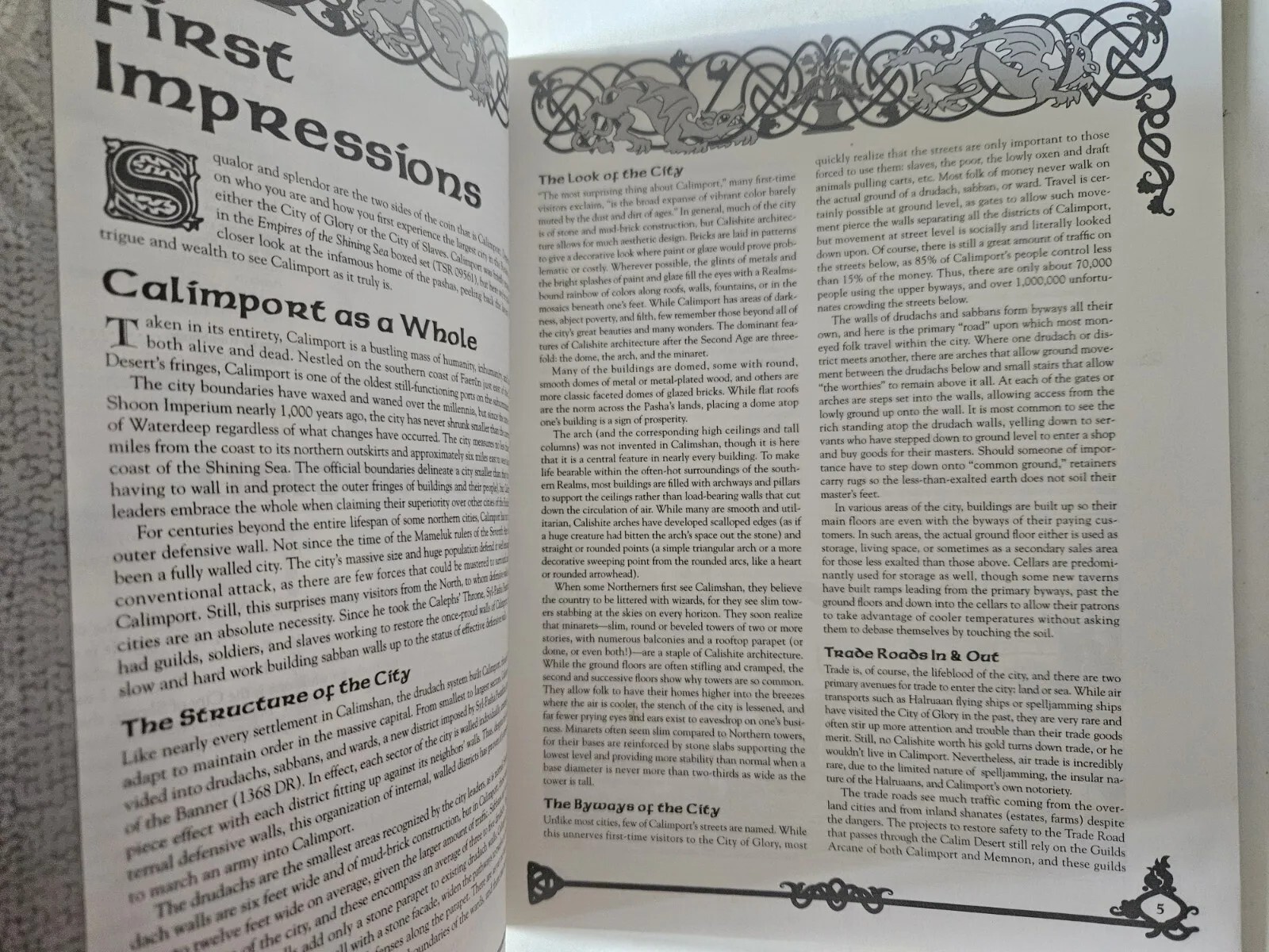 Calimport dungeons and dragons D&D fantasy RPG Module Book Forgotten ...