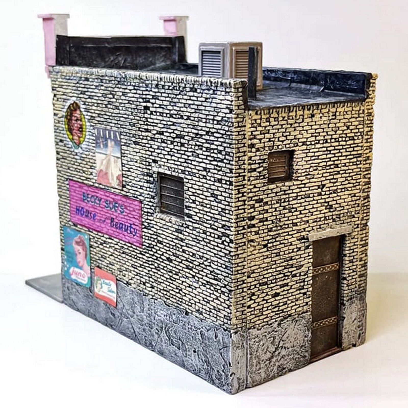 THOMAS YORKE BECKY SUE'S HOUSE OF BEAUTY O On30 Model Structure Unptd ...