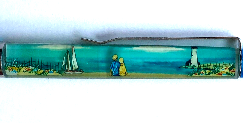 North Carolina Floaty Pen Moving Sailboat Ocean Beach Lighthouse ...