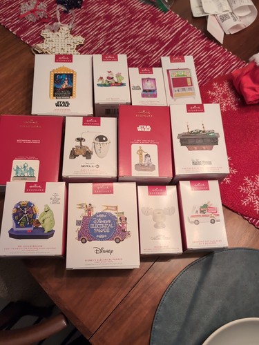 **EMPTY** Hallmark Ornament Boxes, Sold As Is, Lot, 12 | eBay