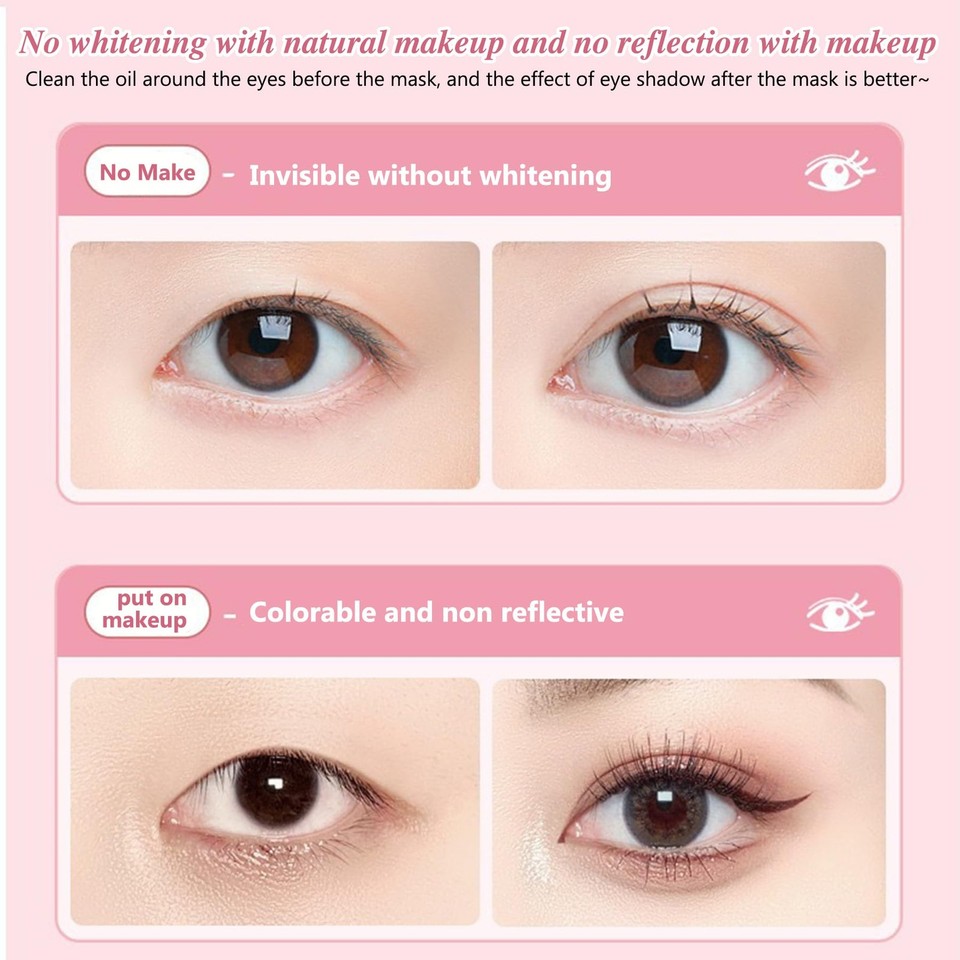 Invisible Double Eyelid Tape 480 PCS Natural Looking Waterproof Eyelid ...