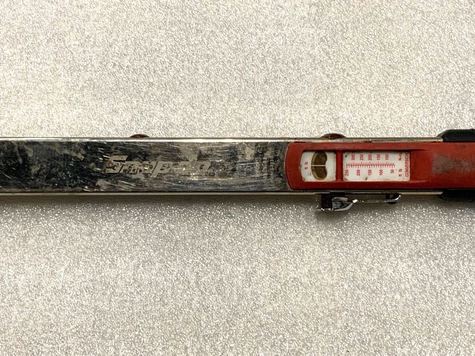 Snap On TQR250E 1/2" Drive 40-250 FT LB Torque Wrench - USED | eBay