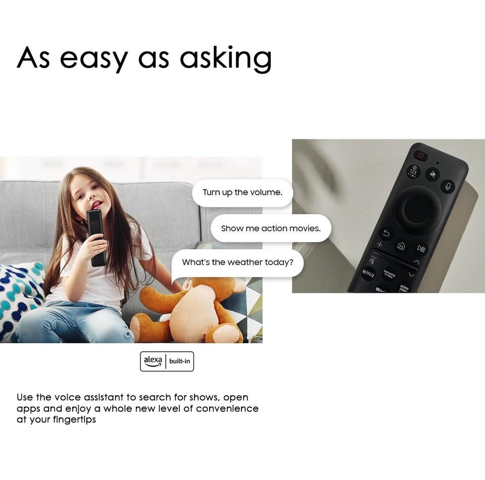 Genuine Samsung BN5901480L TM2560E TV Remote Control Compatible For ...