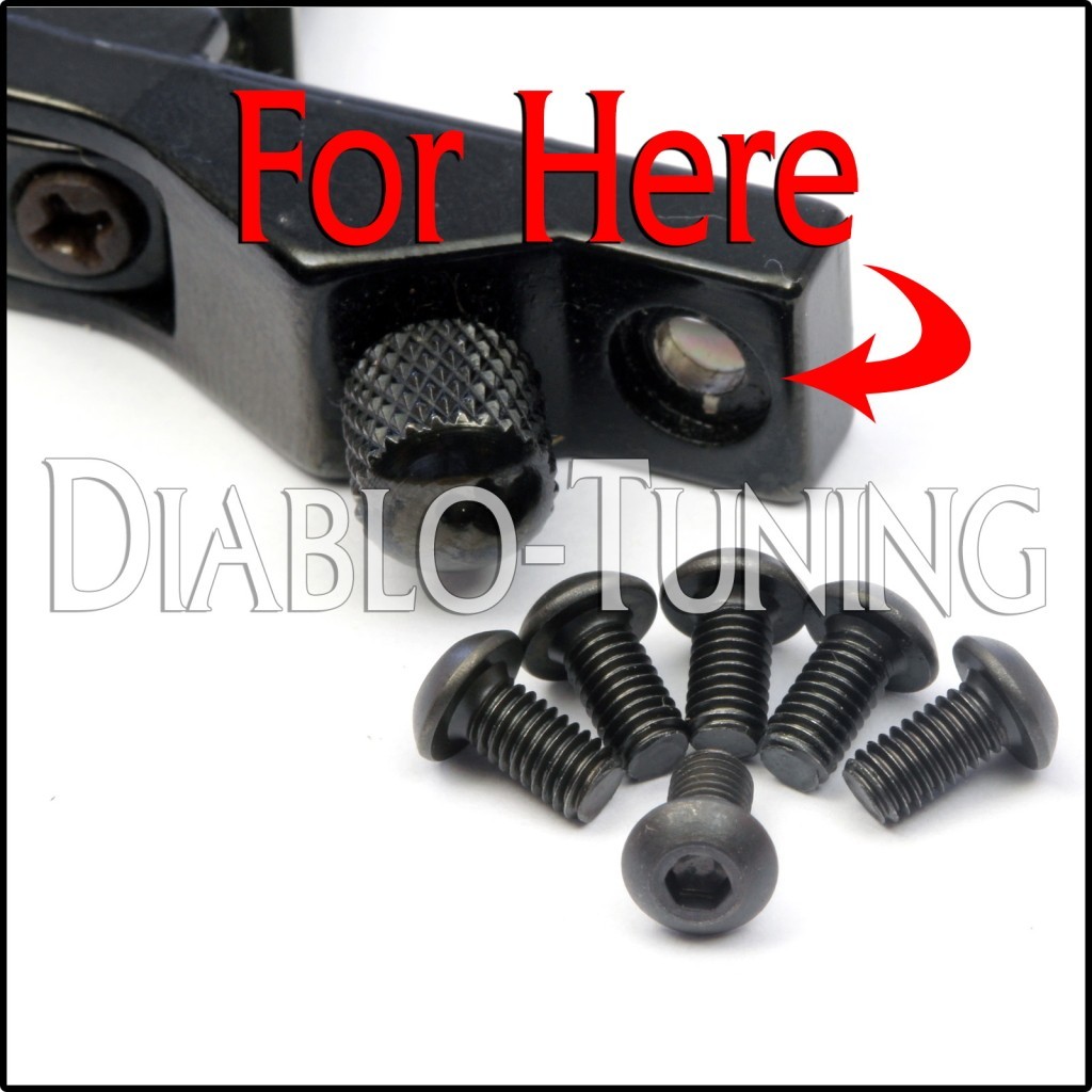Bridge Saddle Holding / Lock Screw Set - Qty 6 - For Ibanez PRO ROCK'R ...
