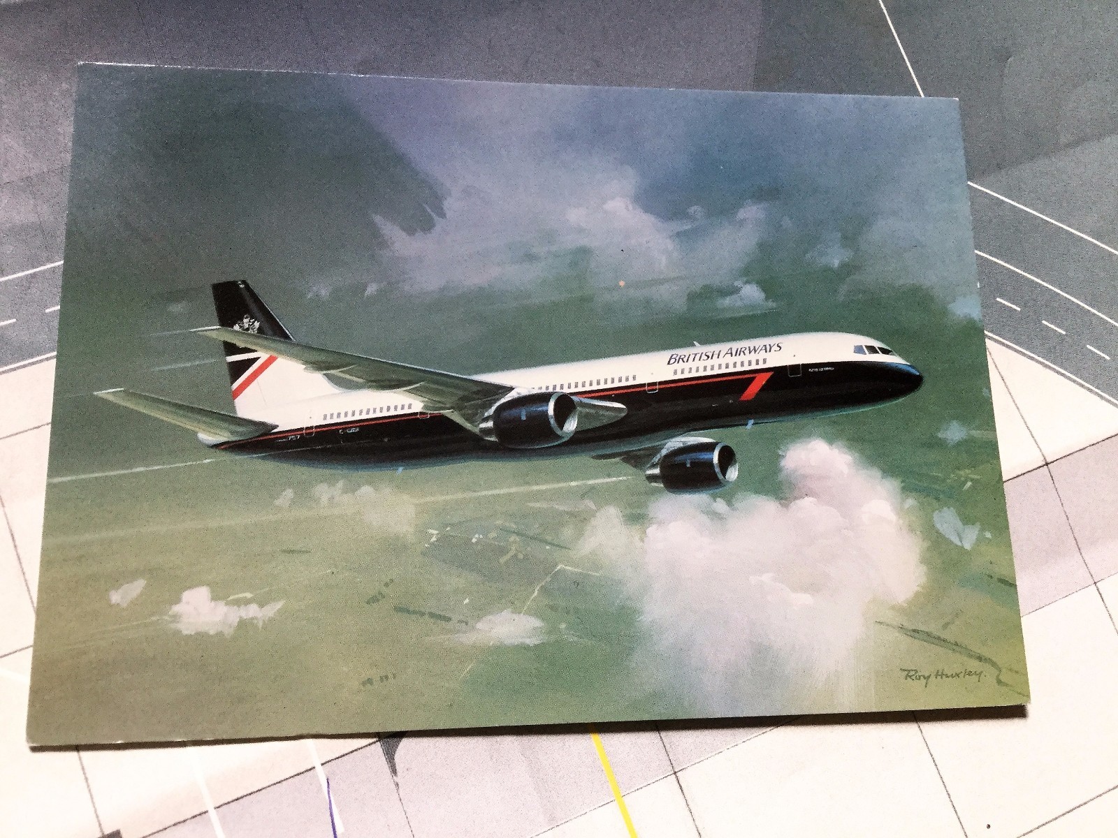 British Airways BOEING 757 LANDOR LIVERY - SPECIAL EDITION POSTCARD ...