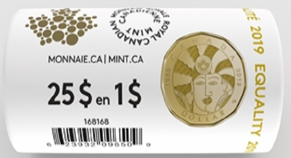 2019 Canada Equality One Dollar Coin Loonie. Canadian Loon Mint UNC $1 ...