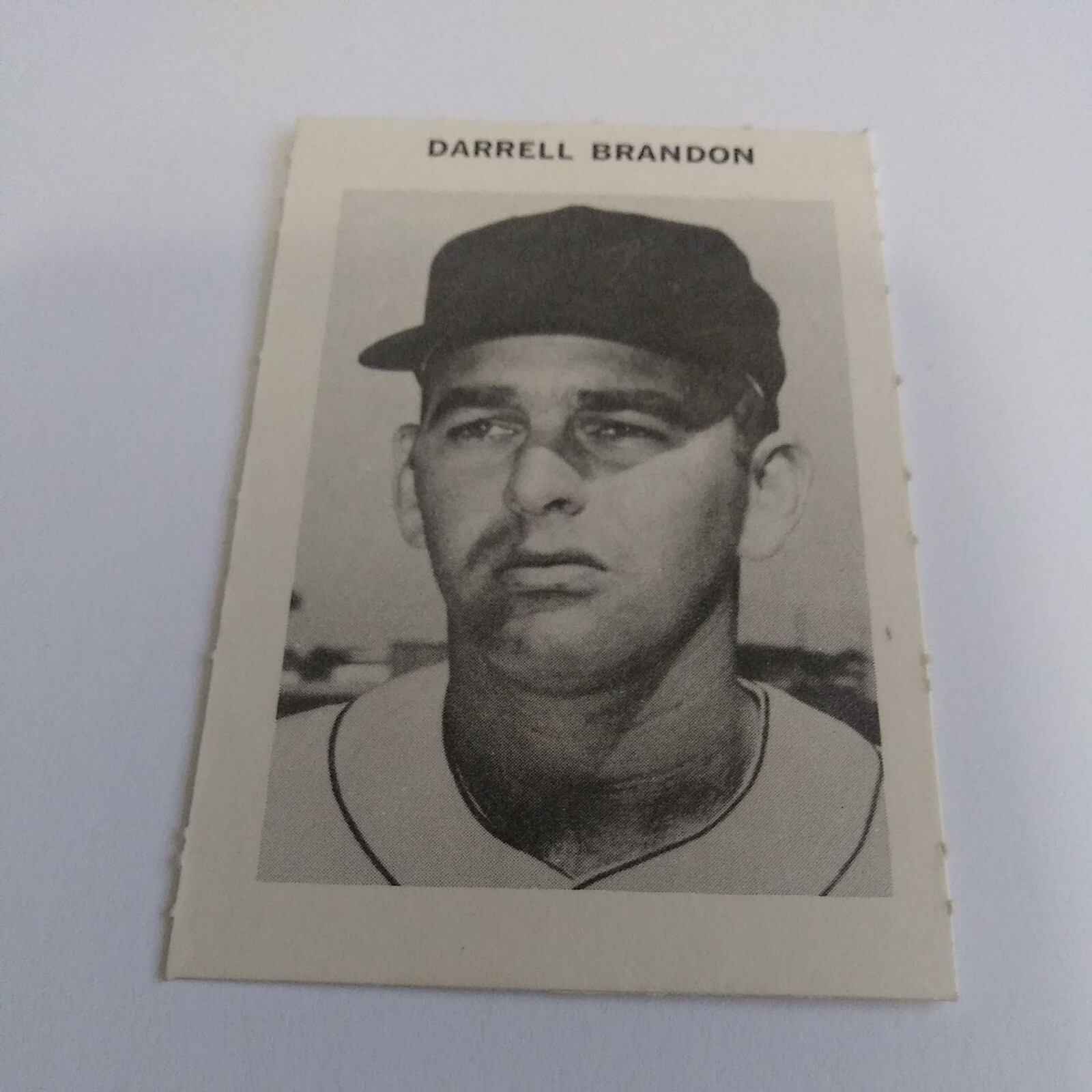 1969 Milton Bradley Darrell Brandon ⚾ card Seattle Pilots Red Sox ...