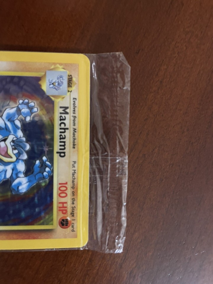 MACHAMP POKEMON Card FACTORY SEALED 1st Edition 1999 Mint Condition ...
