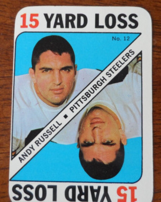 1971 TOPPS FOOTBALL GAME INSERT #12 ANDY RUSSELL EX/MT A-863 | eBay