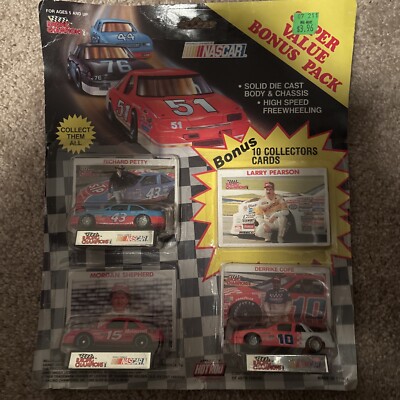 1990 Racing Champions NASCAR Super Value Bonus Pack-R-petty/D-cope/M ...