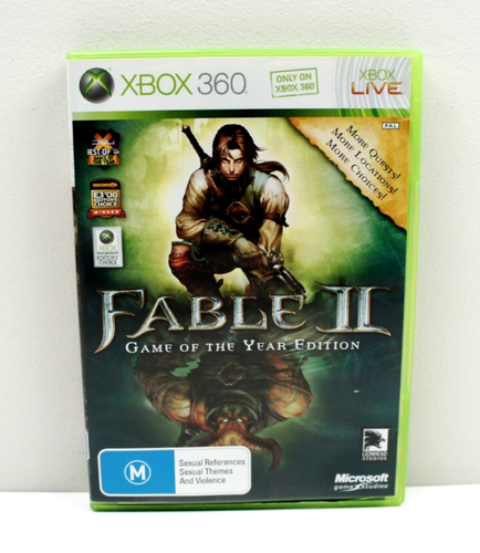 Fable 2 Game Of The Year Edition Microsoft Xbox 360 Game Complete With ...