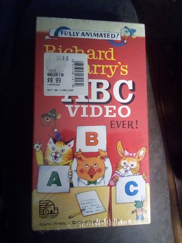 Richard Scarrys Best ABC Video Ever (VHS, 1997) SEALED with Toys R Us ...