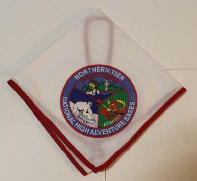 BSA Northern Tier National High Adventure Bases White Neckerchief | eBay