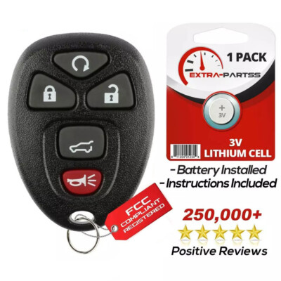 Remote Replacement For 2010-2015 Chevrolet Traverse - Pre-Installed ...
