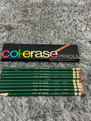 Vintage Col-erase Colored Pencils Green 1278 Faber Castell Corp Made ...