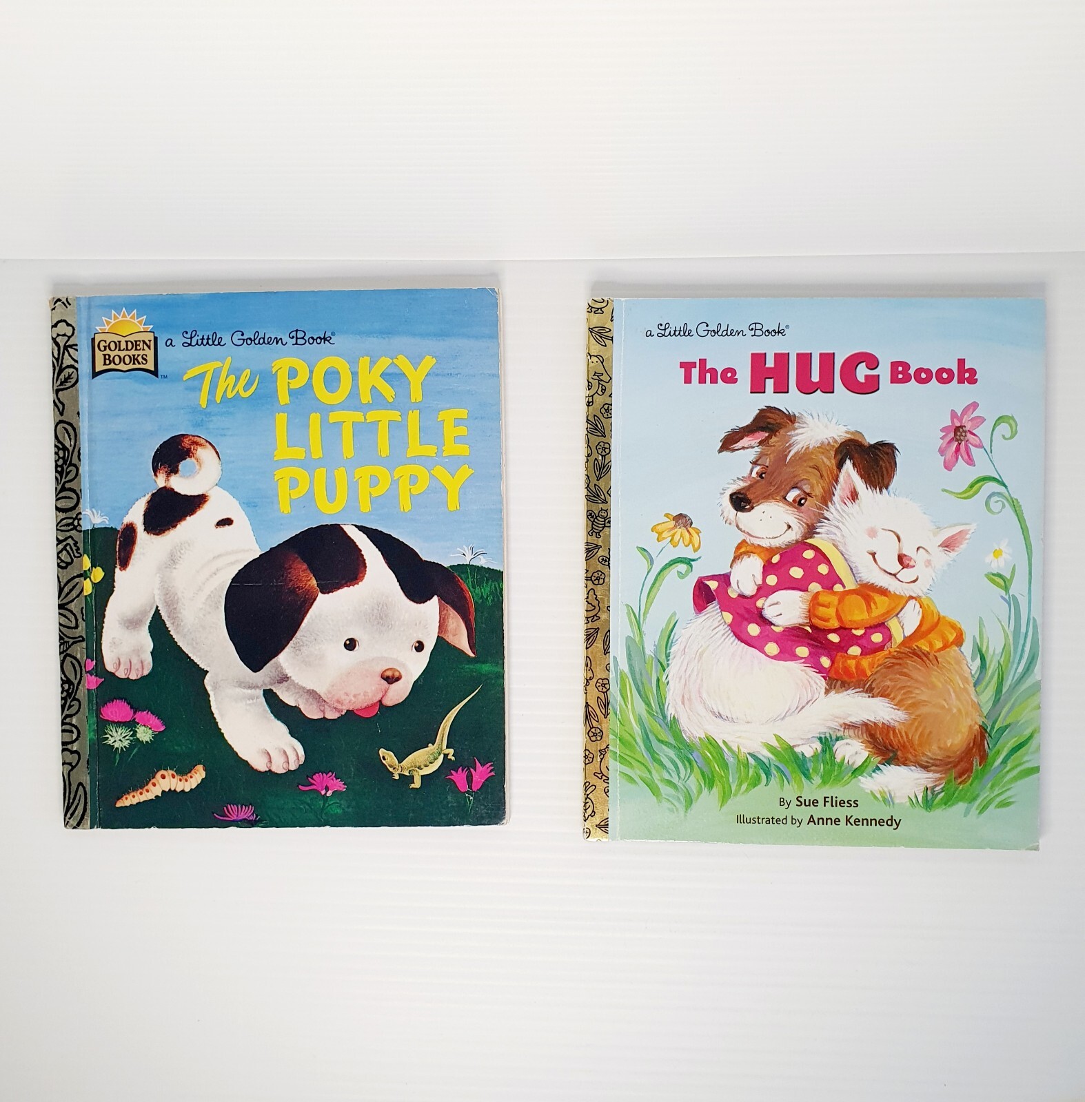 6x Little Golden Books Bundle Vintage | Poky Little Puppy Hug Book ...