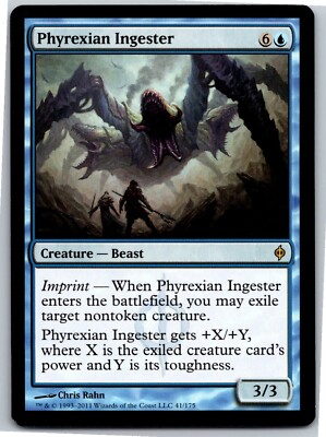 Magic the Gathering Phyrexian Ingester New Phyrexia x1 MTG Free ...