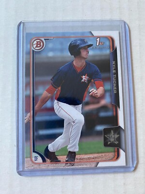 2015 Bowman Paper Kyle Tucker Rookie Card 1st Bowman Houston Astros #75 ...